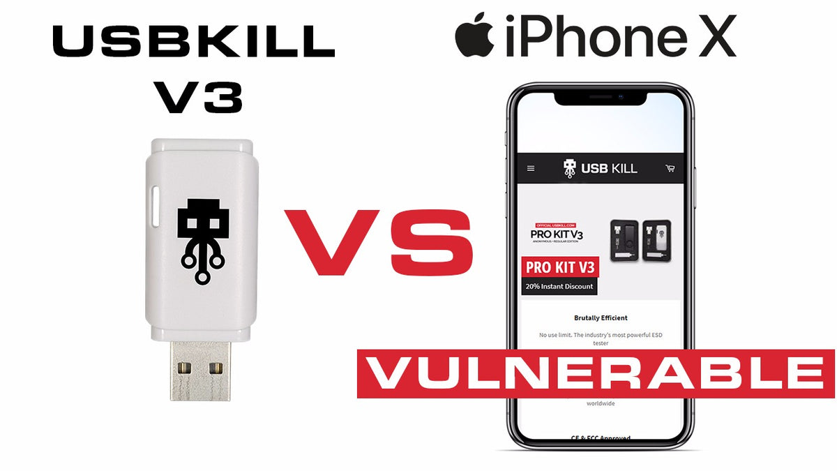 USB Kill v3 VS iPhone X | USBKill